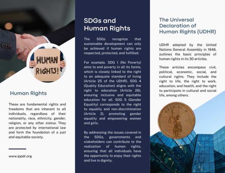 Human Rights and the Sustainable Development Goals (SDGs) - IPPDR
